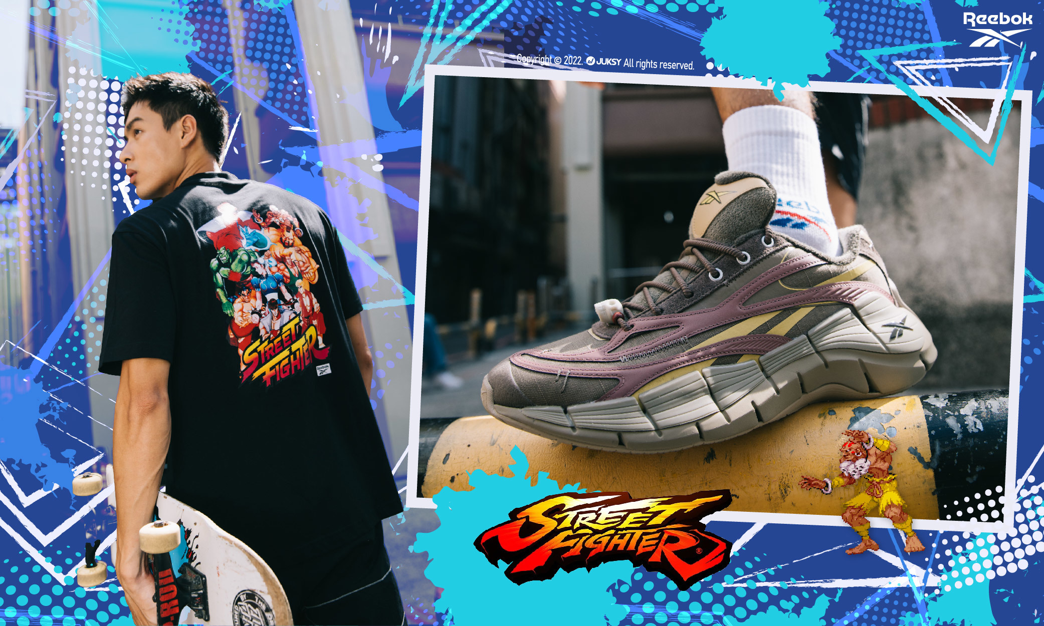 Reebok e Capcom lanciano la collezione Street Fighter - Street Fighter ...