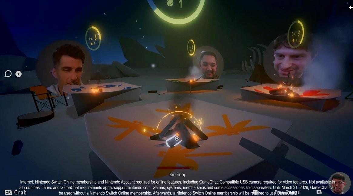 Chillin' by the Fire, il gioco più stravagante del Nintendo Direct, è ...