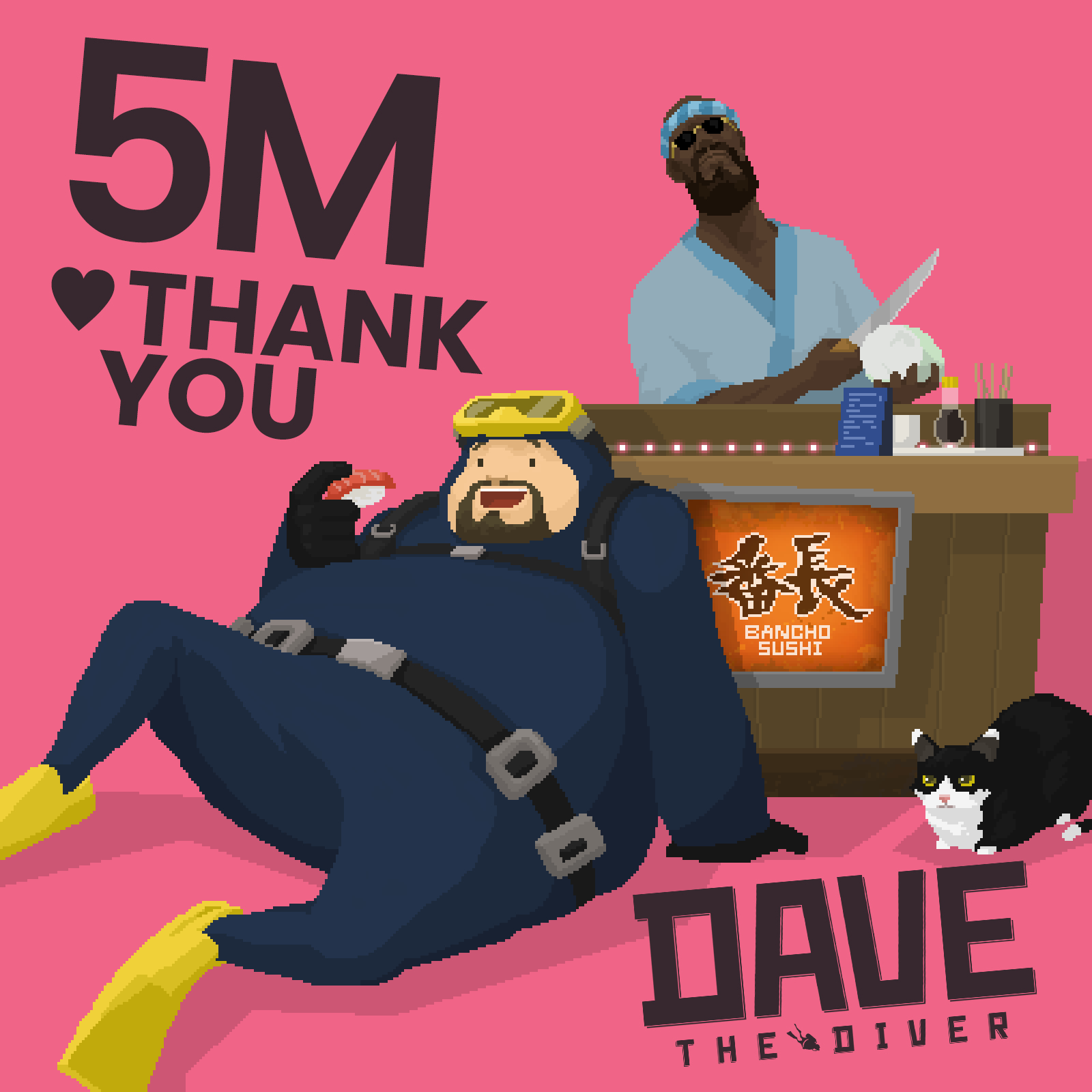Dave the Diver ha venduto più di cinque milioni di copie