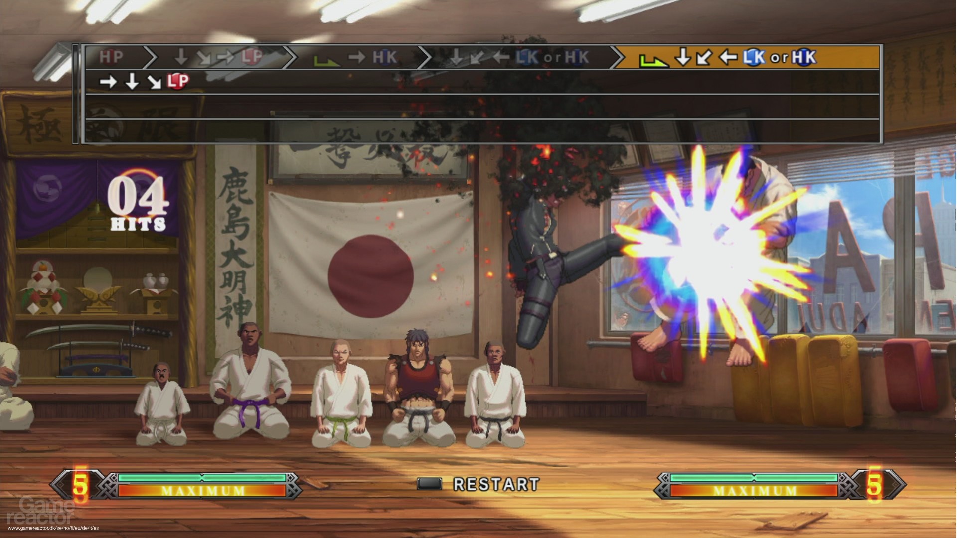 King of Fighters XIII: screen