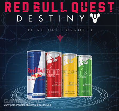 La quest Red Bull di Destiny sbarca anche in Italia