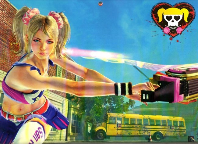 Lollipop Chainsaw: artwork