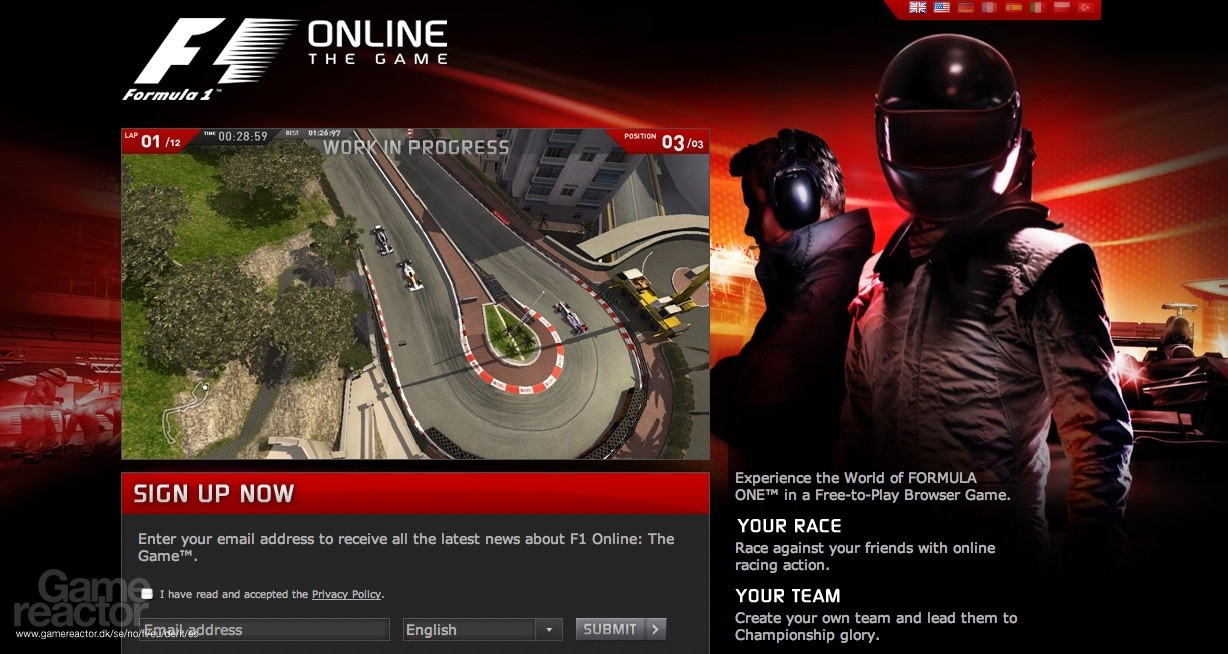 La Formula 1 in un browser - F1 Online: The Game - Gamereactor