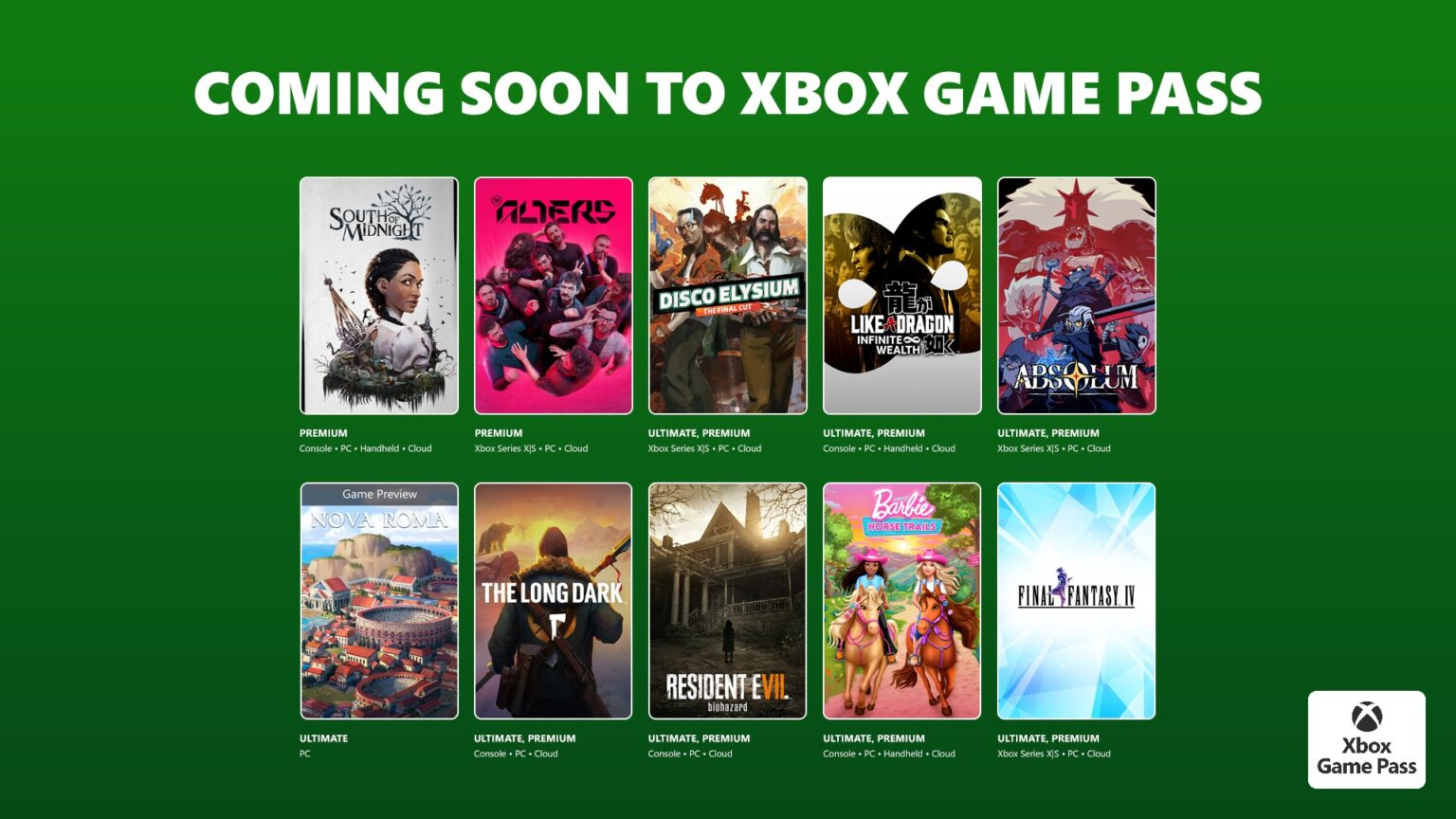 Final Fantasy, Like a Dragon, Resident Evil e altro ancora arriveranno ...