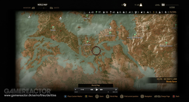 Svelate le dimensioni della mappa di The Witcher 3 - The Witcher 3 ...