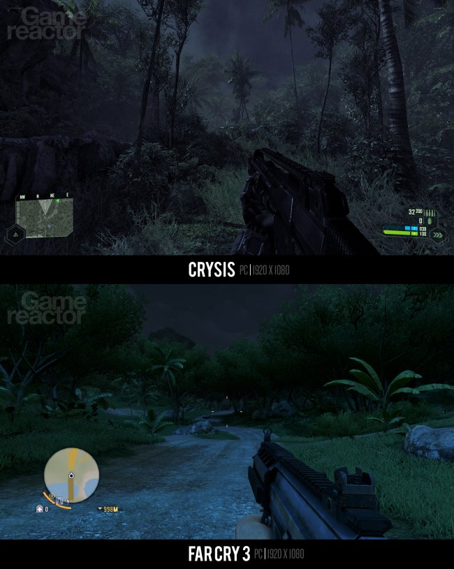 Duello grafico: Far Cry 3 vs Crysis
