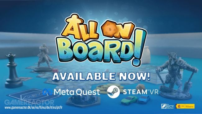 All On Board, la piattaforma di giochi da tavolo VR, è ora disponibile ...