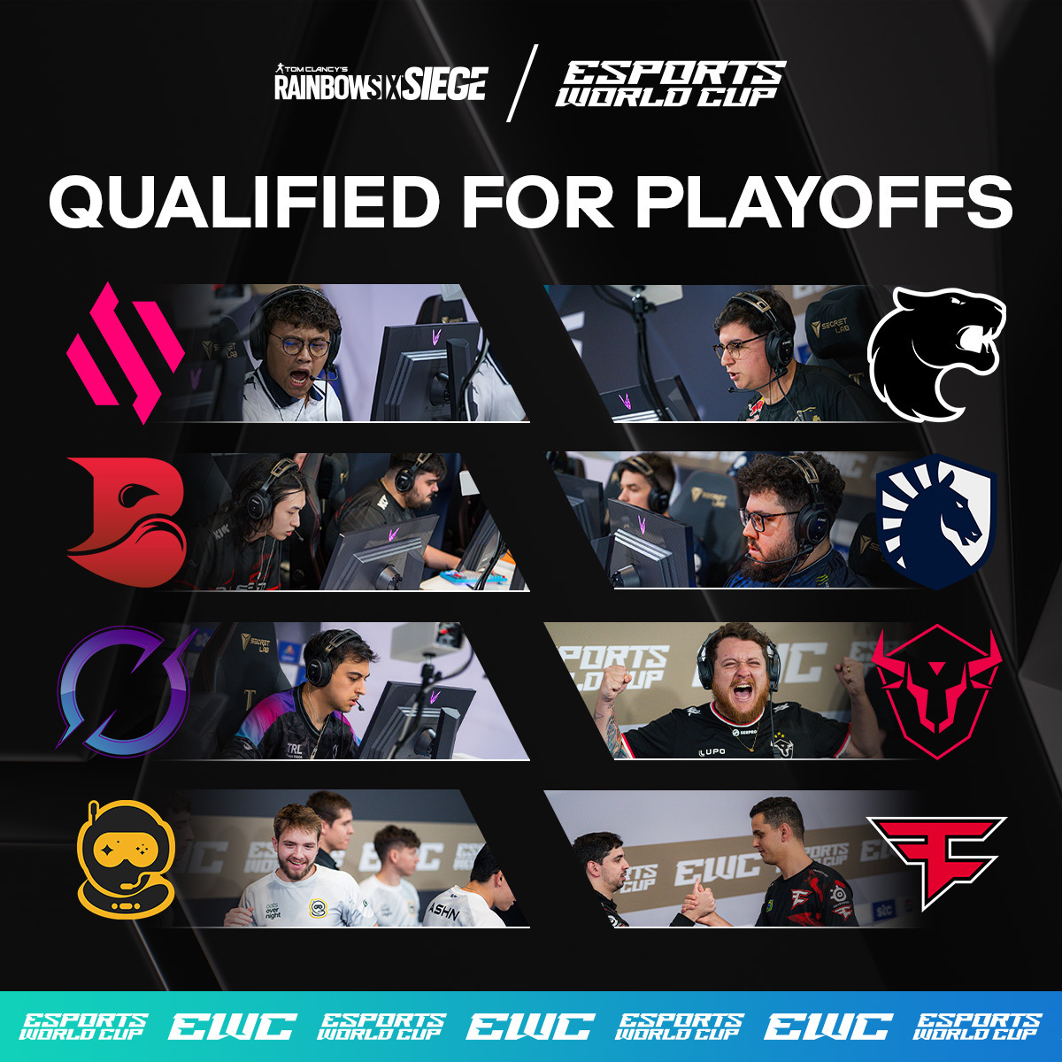 Rimangono solo 8 squadre nel torneo Esports World Cup Rainbow Six: Siege