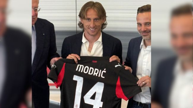 Le prime parole ufficiali di Luka Modric da giocatore del Milan ...