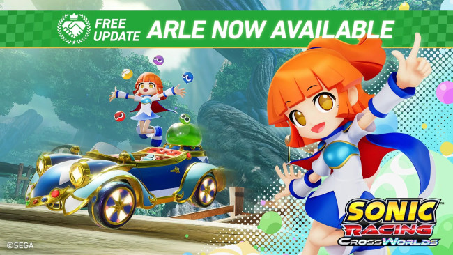 Sonic Racing: Crossworlds trova un pilota veterano di Puyo