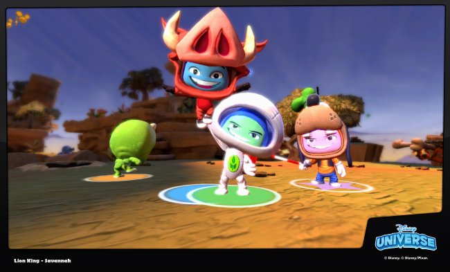 Disney Universe: screen