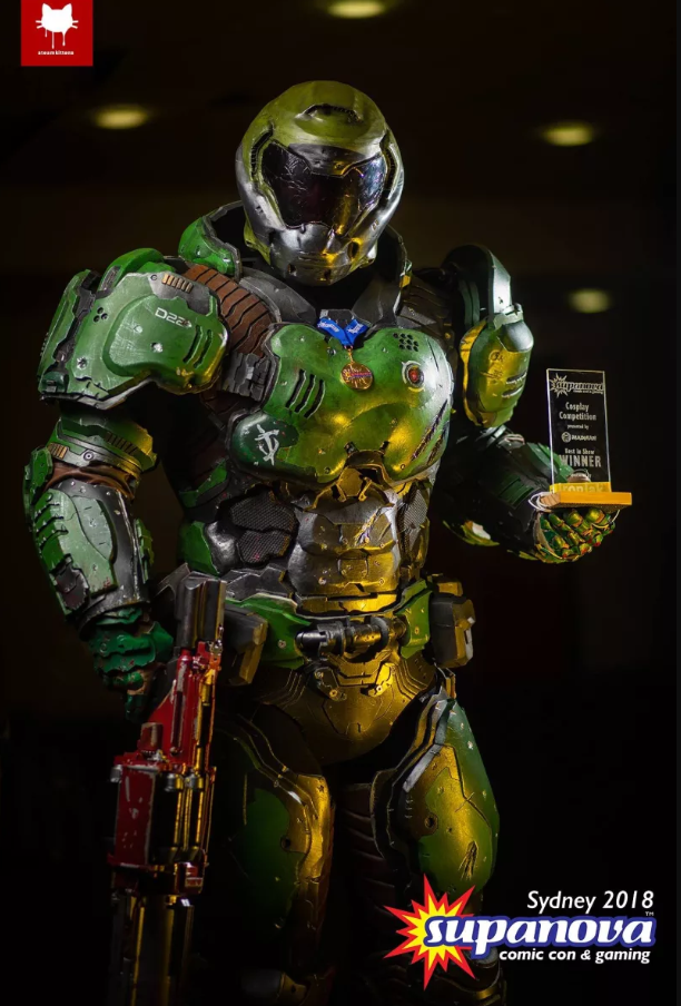 Un cosplay ispirato a Doom davvero molto convincente