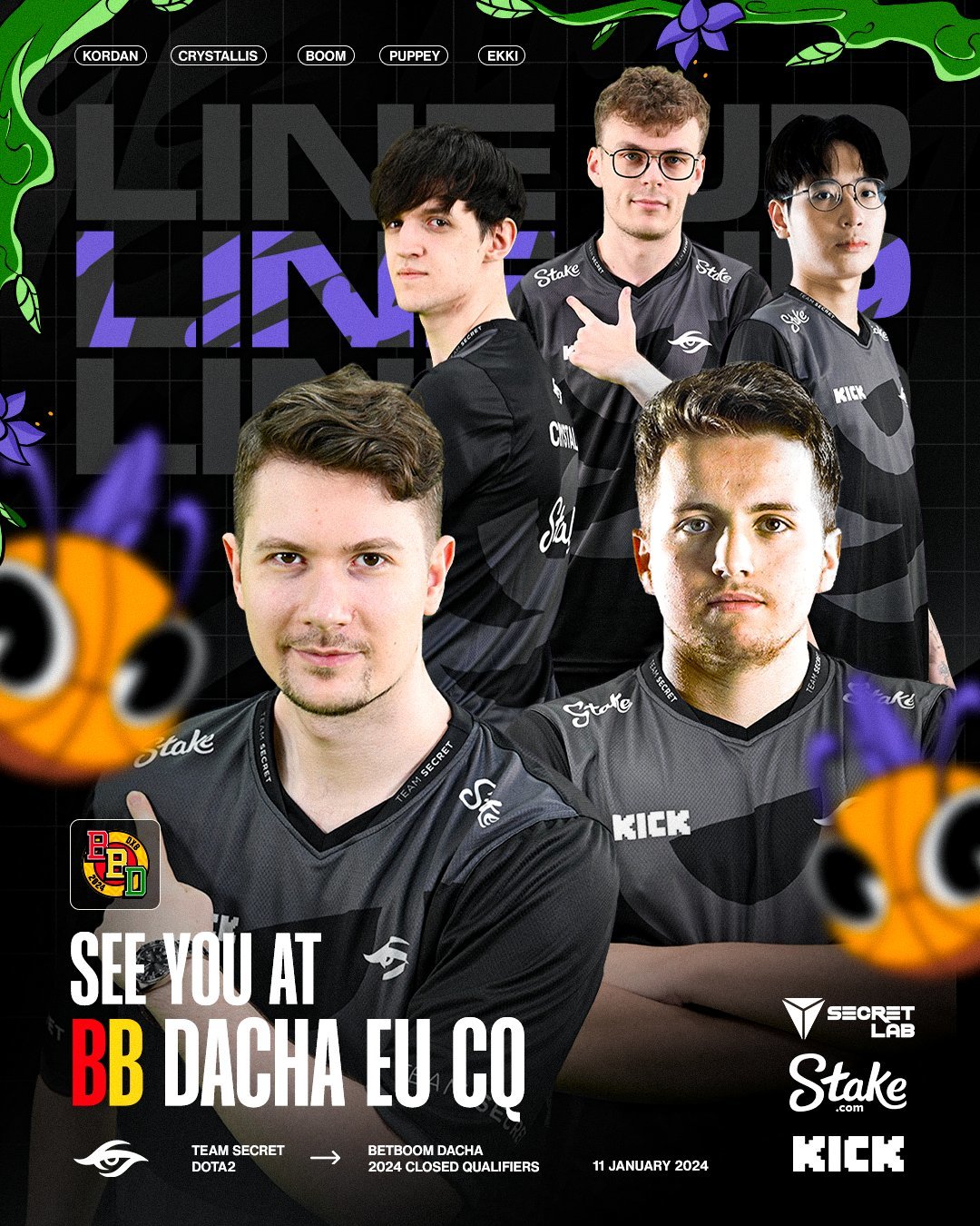 Il Team Secret conferma il roster 2024 Dota 2