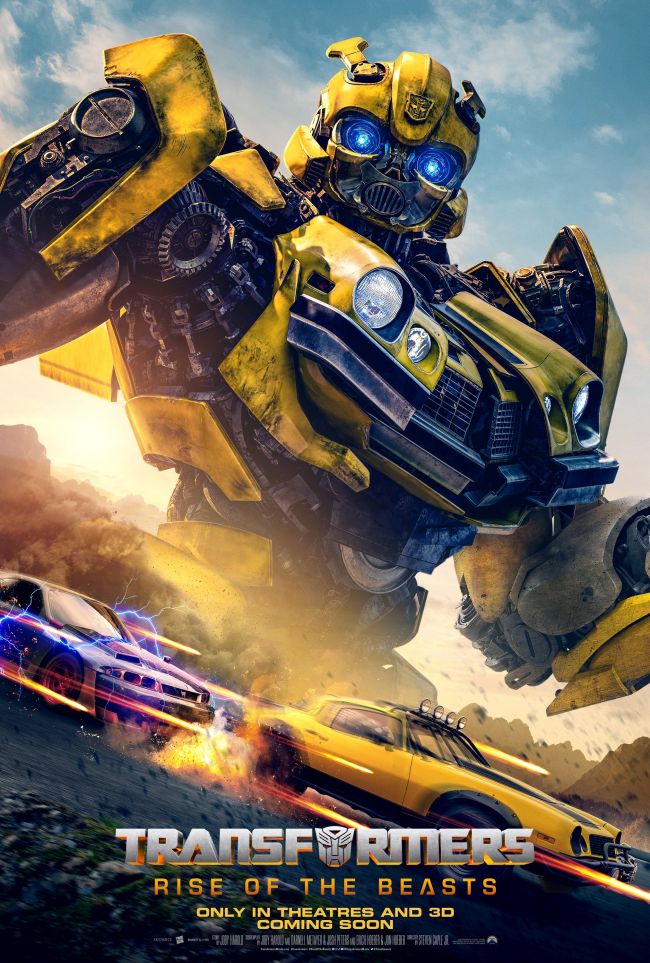 I poster dei personaggi mostrano gli eroi degli Autobot Transformers: Rise of the Beasts'