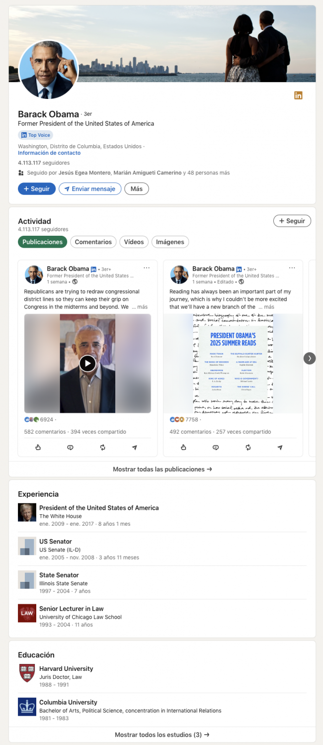 Trump prende il controllo di LinkedIn di Obama - - Gamereactor