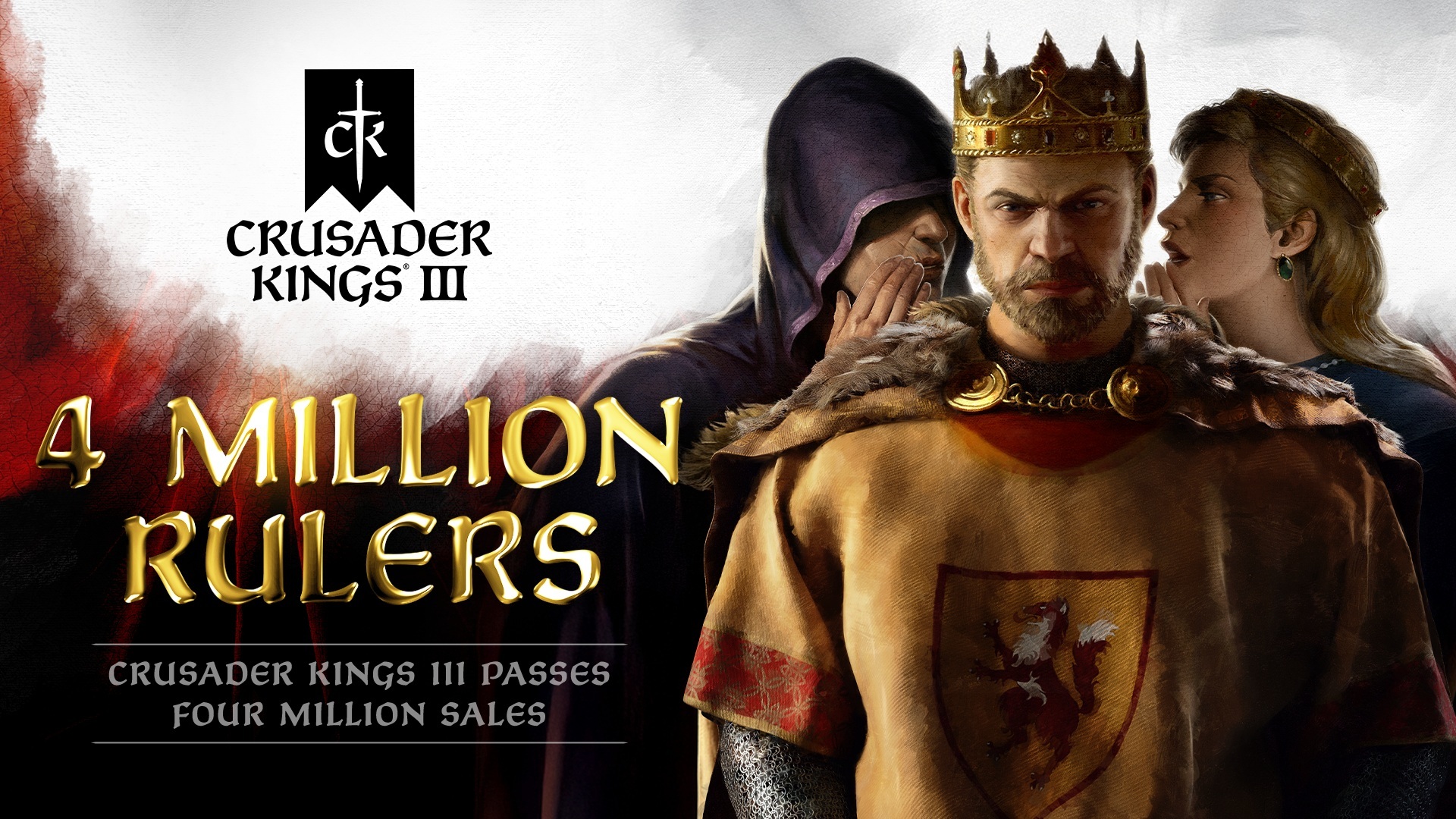 Crusader Kings III supera i quattro milioni di unità vendute