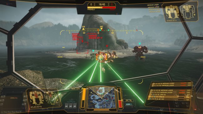 Mechwarrior Online: screen