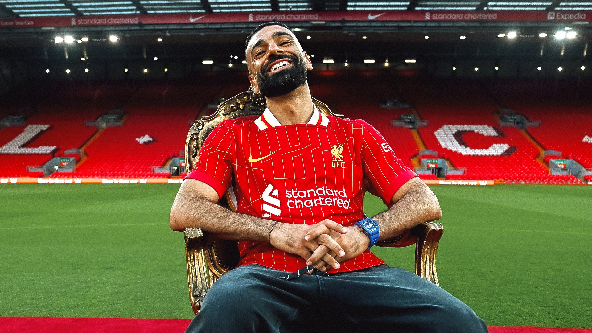 Il Liverpool annuncia un nuovo contratto biennale per Mohamed Salah ...