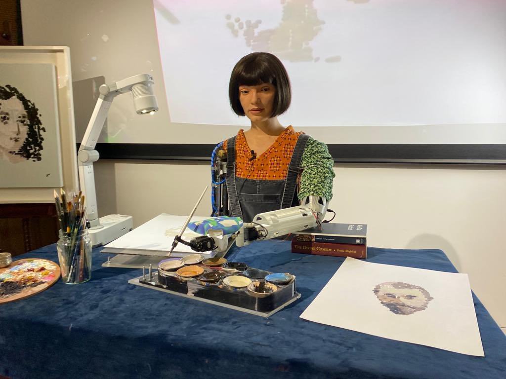 L'artista robot umanoide Ai-Da si pone la domanda: cos'è l'arte? - - Gamereactor