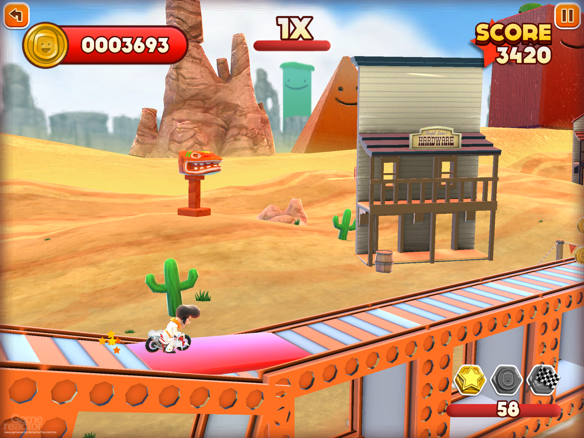 Joe Danger Touch Recensione - Gamereactor