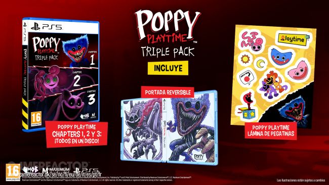 Poppy Playtime conferma un'edizione fisica con i suoi primi tre ...