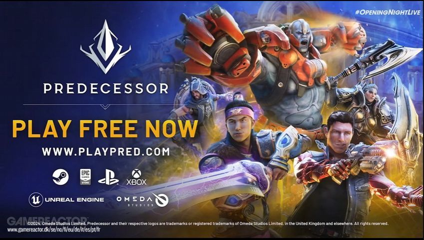 Predecessor presenta il suo trailer di lancio