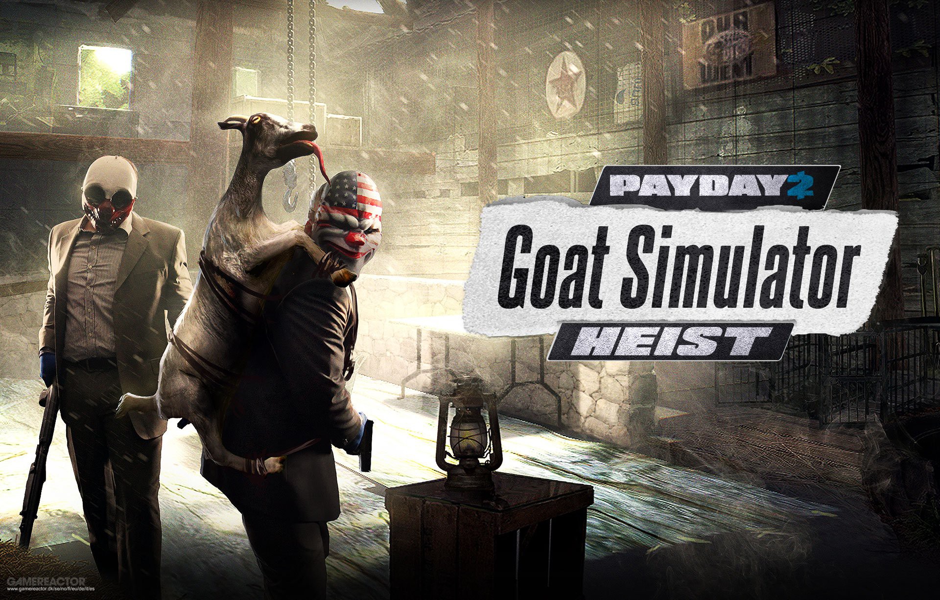 Payday 2 riceve il DLC a tema Goat Simulator