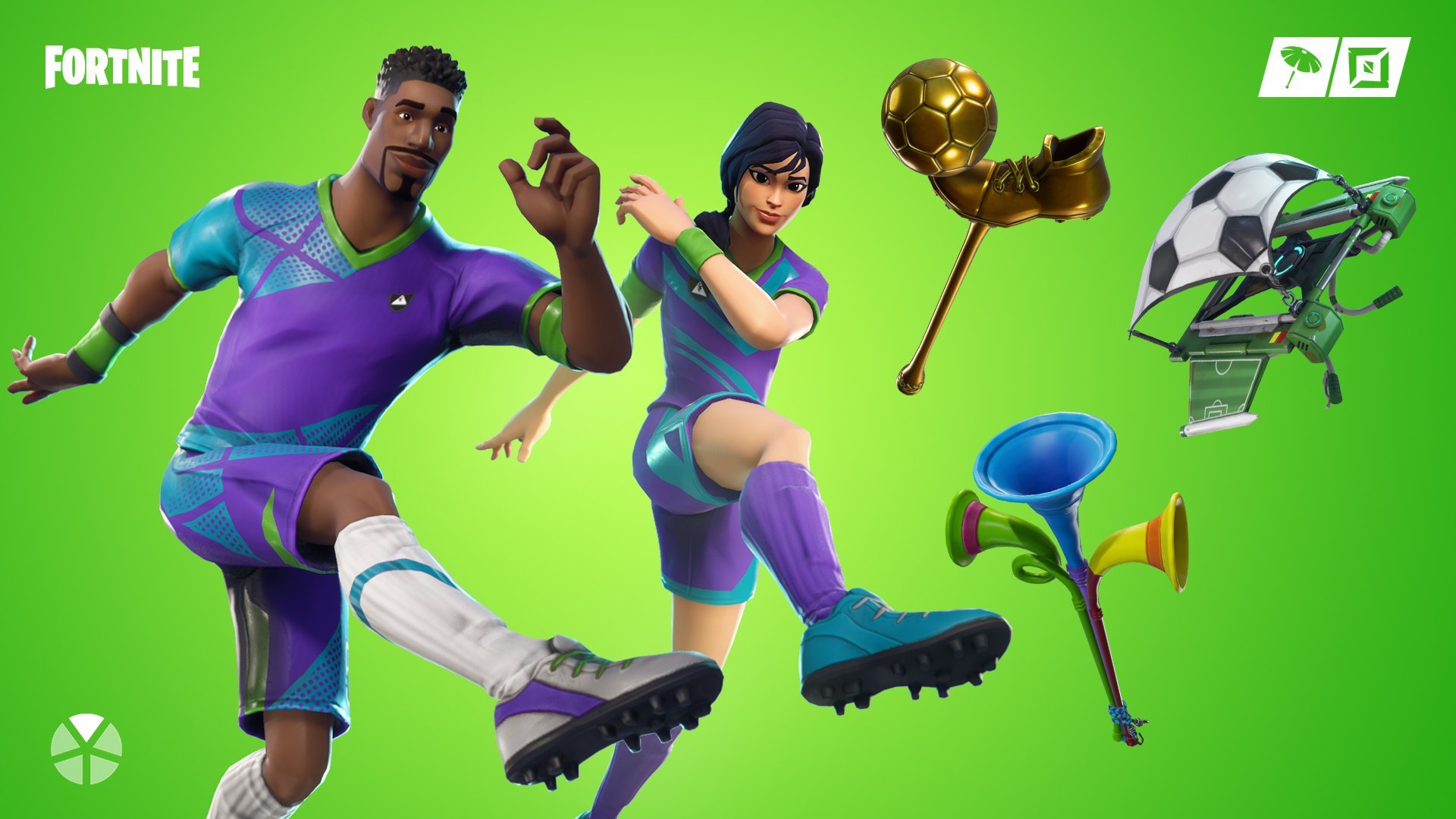 Fortnite: skin a tema calcio disponibili da oggi sullo store