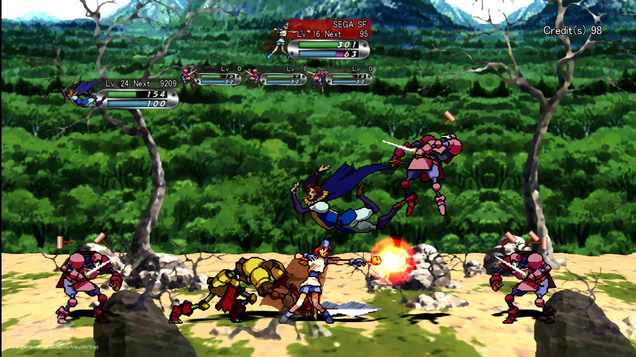 Guardian Heroes: Screen