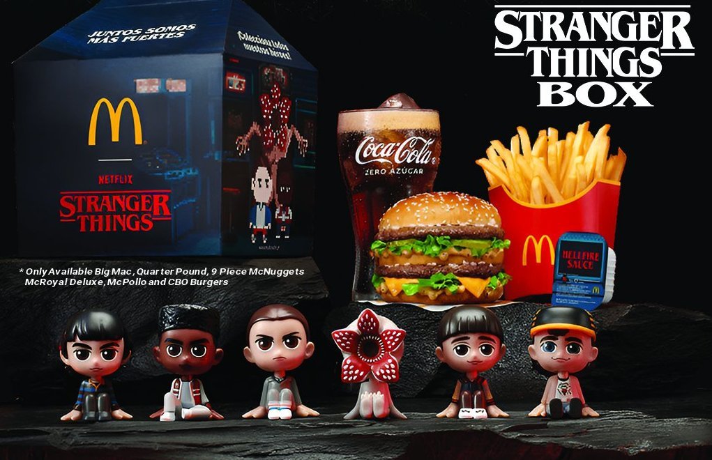 Stranger Things si prepara all'Happy Meal di McDonald's con figure da ...