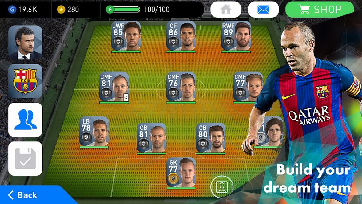 PES 2017 Mobile in arrivo questo mese su iOS e Android - Pro Evolution ...