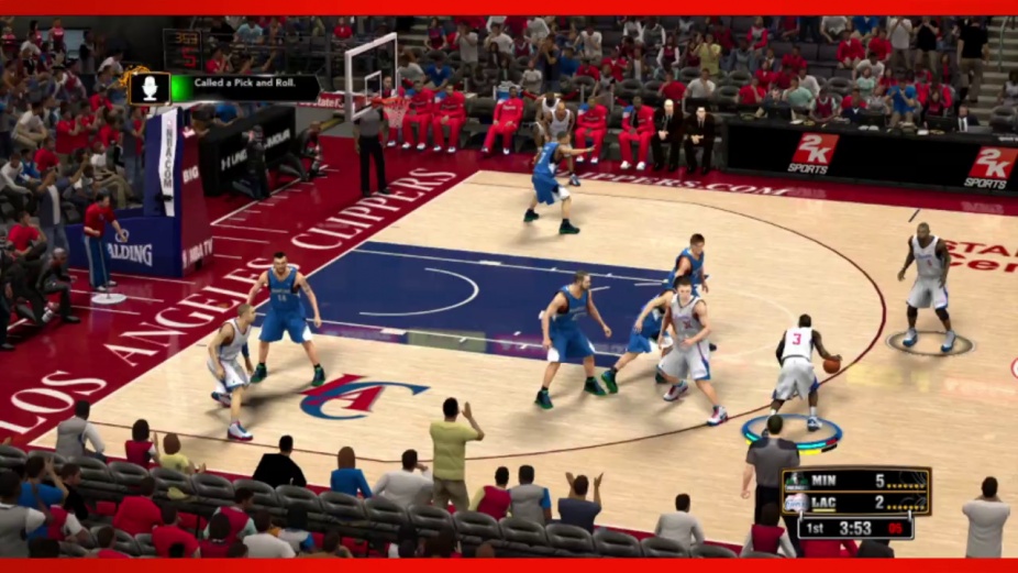 NBA 2K13 con Kinect